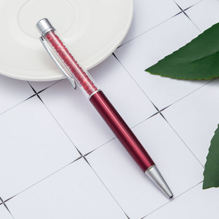 [In stock] Fashion Metal Crystal Pen Creative Gift Rhinestone Pen ...