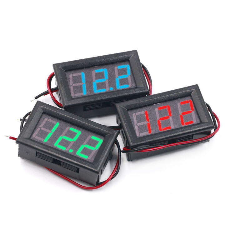 1PCS/3PCS 0.56 Inch Mini Red Green Blue LED Display Panel Voltage Meter ...