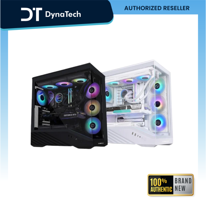 Lian Li Vector V100 ATX TG Mid-Tower PC Case with Pre-Installed LED RGB ...