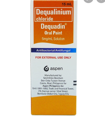 DEQUADIN (Para Sa Singaw pang bata at matanda) 5 mg/mL Oral Paint 15 mL ...