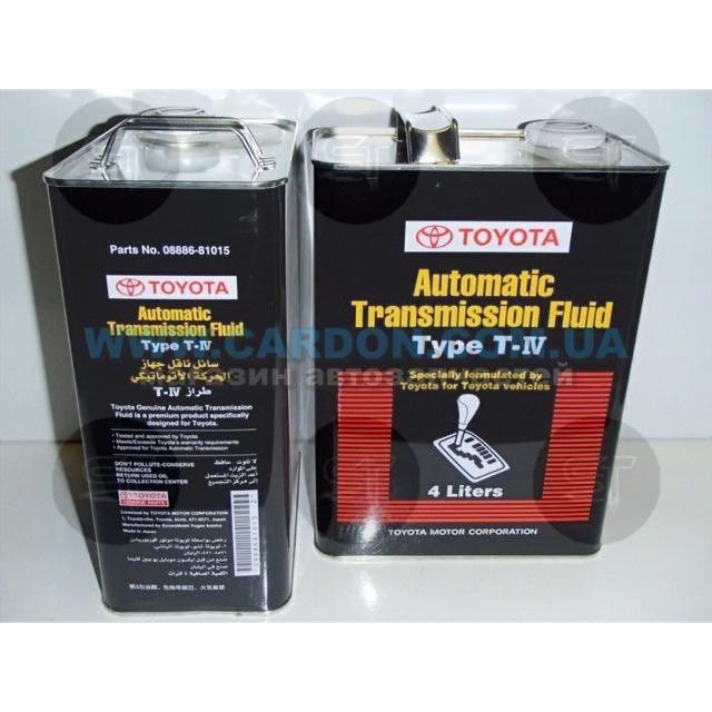 08886-81015/ 81400 Toyota Type T-IV ATF gear oil (4 liter) Type-IV for ...