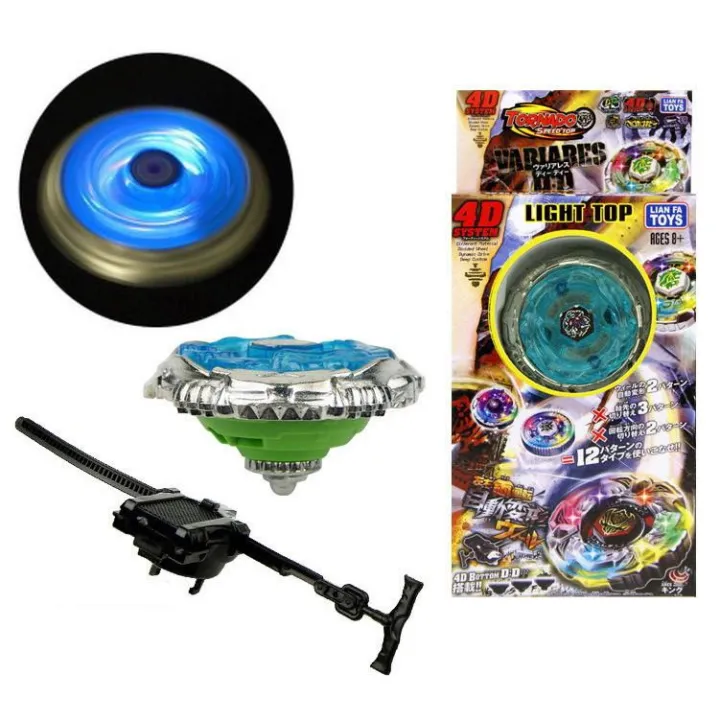 2PCS Flashing Kids Metal Lighting Beyblade Metal Fusion Children Metal Fury Beyblades Set with Launcher Spinning Top Toys Lazada Singapore