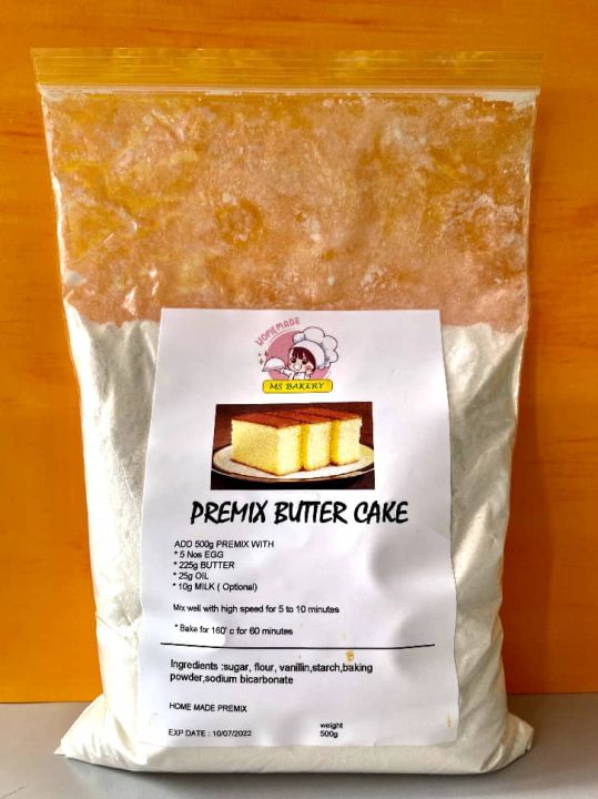 MS BAKERY BUTTER CAKE PREMIX 500g | Lazada