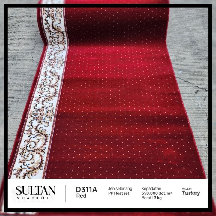Karpet Masjid Turki Merah / Hijau Sultan D311A | Lazada Indonesia