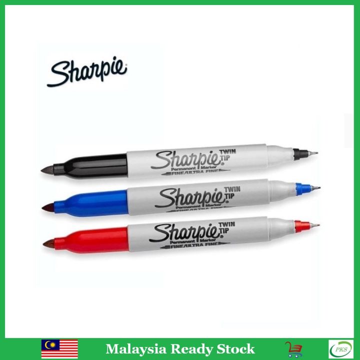 Sharpie Twin Tip Permanent Marker Pen Twin Head | Lazada