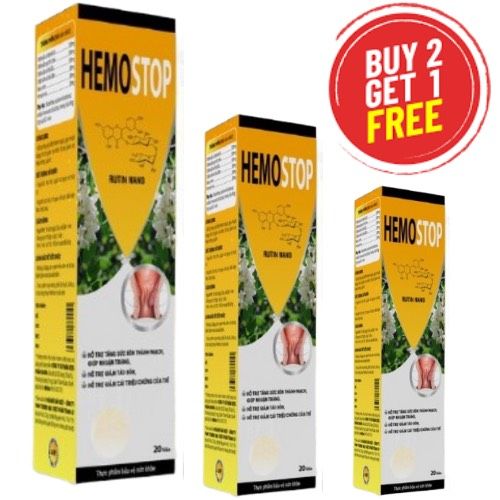 (Buy 2 Take 1 Free Promo) Original HemoStop 20 Effervescent Tablets For ...