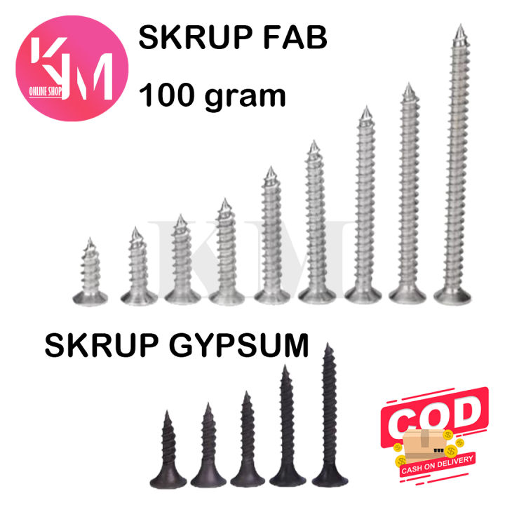 Sekrup Skrup FAB Sekrup FAB Harden screw 100 gram | Lazada Indonesia