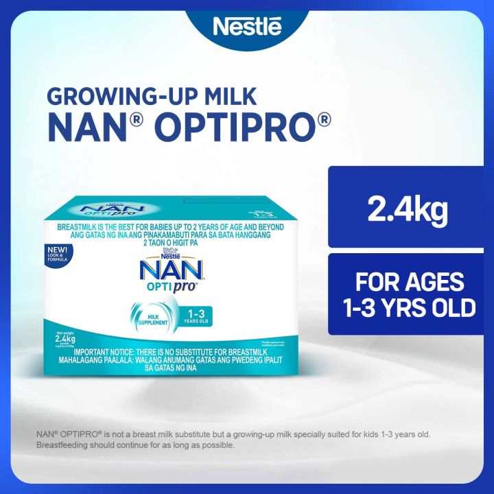 NAN OptiPro Three Milk Supplement For Children 1-3 Years Old 2.4kg ...