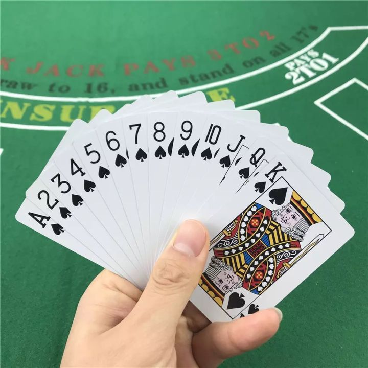 Baraha Waterproof Plastic Playing Cards With Hard Case Poker Cards ...