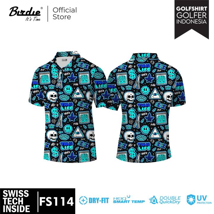 Baju Polo Shirt Golf Polyester Dry Fit CoolMax Birdie FS114 | Lazada Indonesia