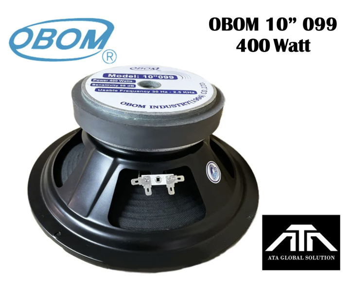 OBOM 10" 099 (สินค้า 1 ชิ้น) ดอกลำโพง 10 นิ้ว OBOM 10''-099 ดอกลำโพง 10 ...