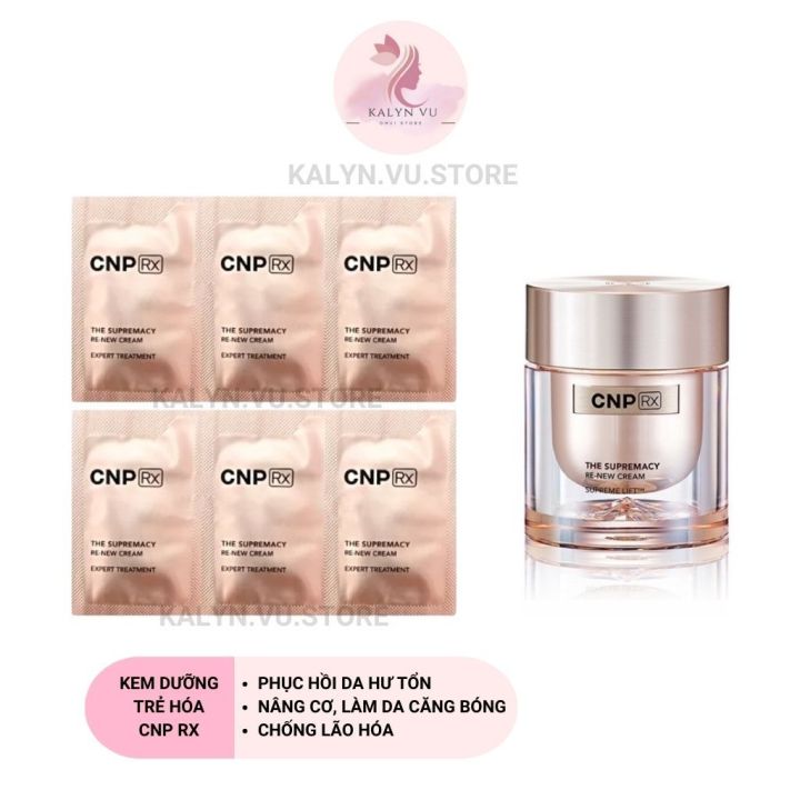 [1 gói] Kem dưỡng cao cấp CNP RX vàng trẻ hóa tái tạo da - Cnp Rx The Supremacy Re-new Cream ...