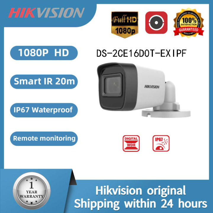 Hikvision 2MP HD IR High quality Bullet CCTV Camera outdoor Wired Night ...