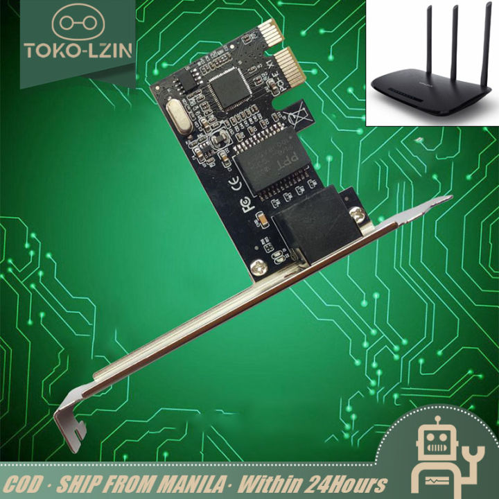 Gigabit Ethernet PCI Express Network Card PCIe RJ45 LAN Adapter | Lazada PH