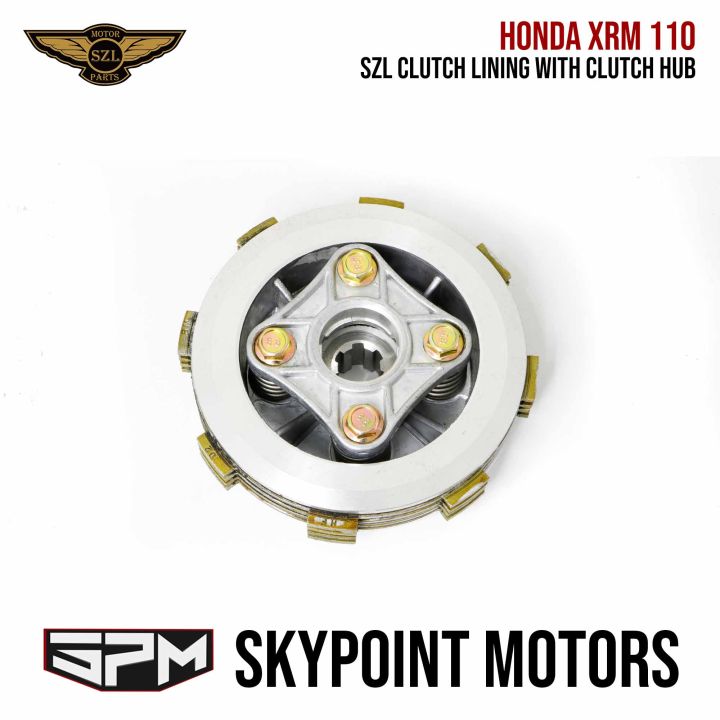 SZL CLUTCH LINING WITH CLUTCH HUB SET FOR HONDA XRM 110 (9852-752 ...