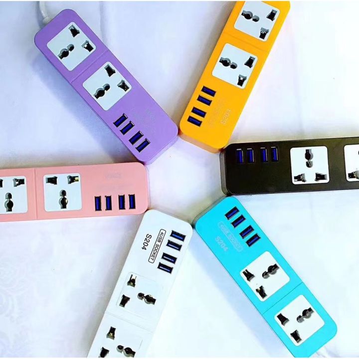 S204 Universal Power Extension 4 Ports USB Socket and S403 Charging ...