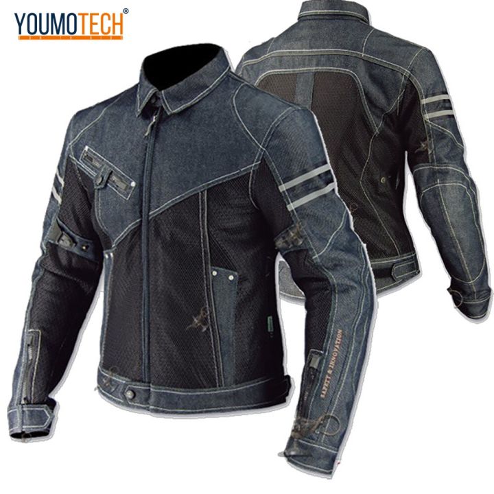 ALL NEW Motorcycle Jacket Motocross Jackets Spring Breathable Denim ...