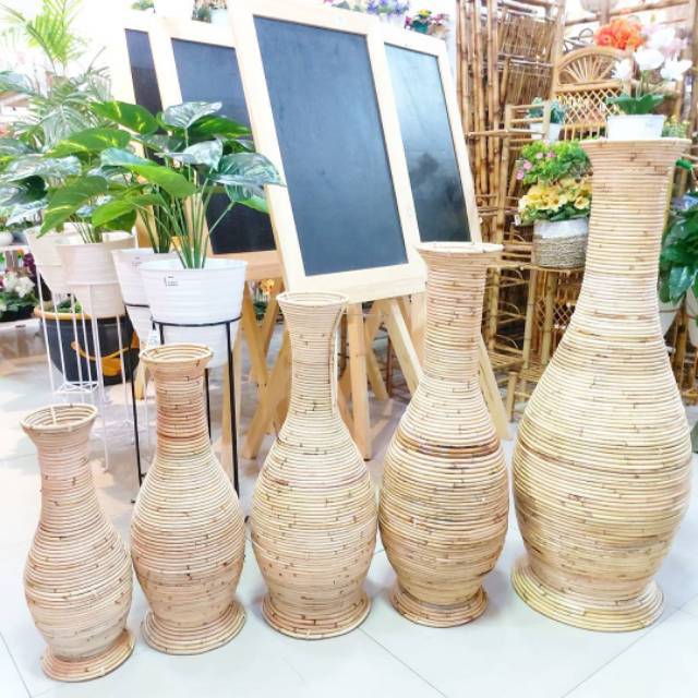 VAS BUNGA HIAS GUCI POT BUNGA HIASAN DEKORASI RUANG DEKORASI RUMAH VAS ...