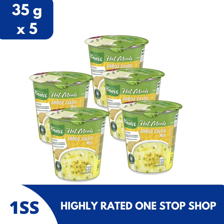 Knorr Hot Meals Instant Arroz Caldo Mix, 35g set of 5 | Lazada PH