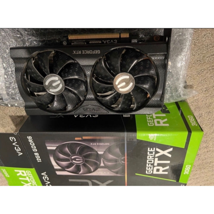 COD EVGA GeForce RTX 3060 XC GAMING 12GB GDDR6 Graphics Card (12G-P5 ...