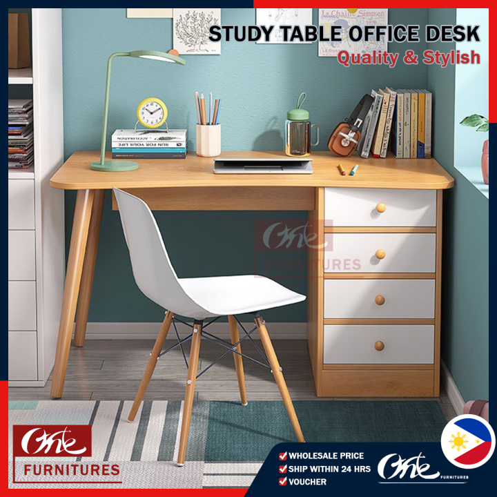 Study Table Bedroom Computer Table Minimalist Office Table Simple ...
