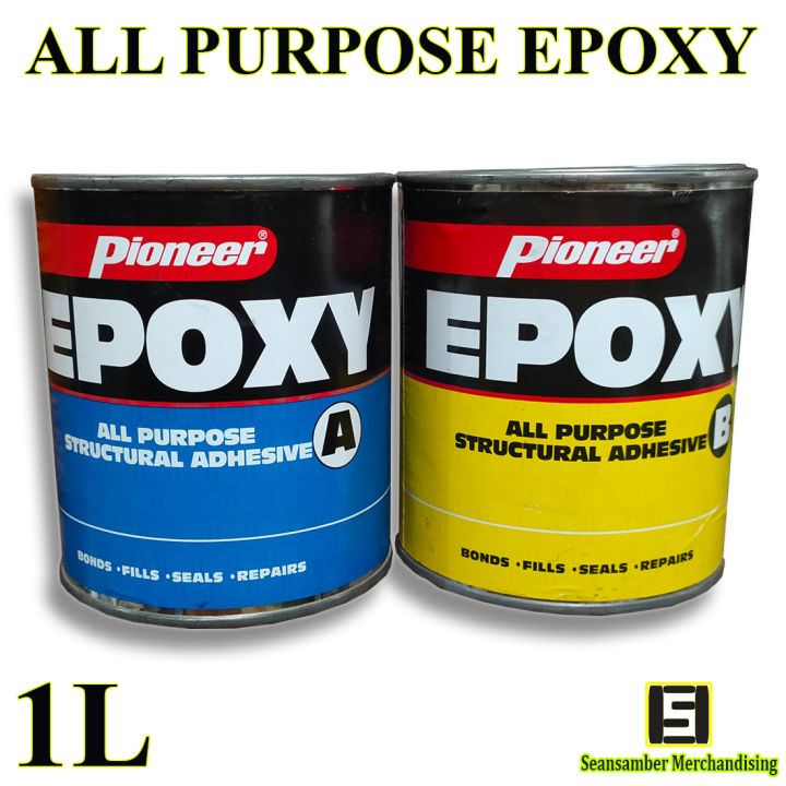Pioneer Epoxy All Purpose Structural Adhesive Set A and B 1Liter ...