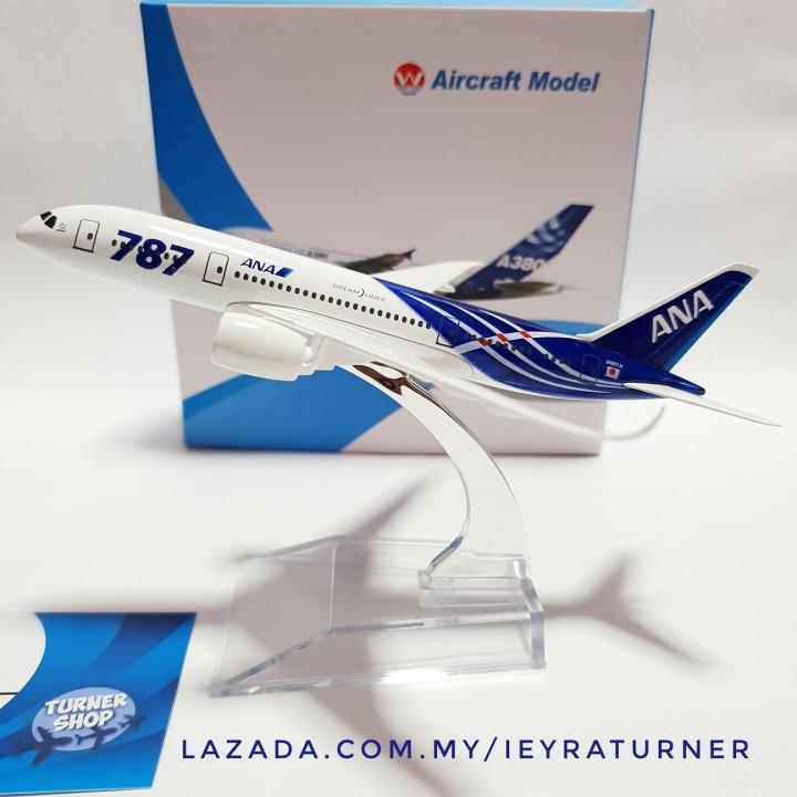 NEW Japan All Nippon Airways (ANA) B787 Aircraft Model 16cm Die-cast ...