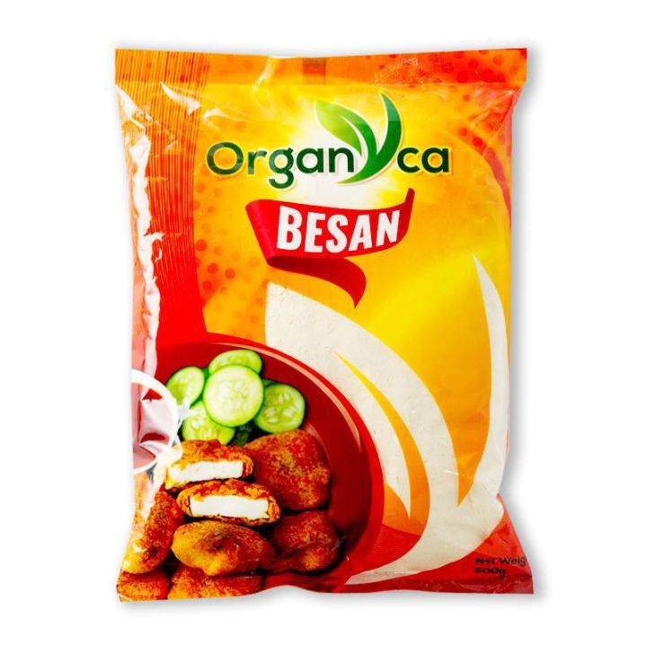 Organica Besan Flour 500g (Chickpea 100%) | Lazada.co.th