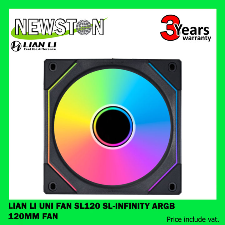 Lian Li UNI FAN SL120 SL-INFINITY ARGB 120MM FAN (1ตัว) เลือกสี รุ่น ...