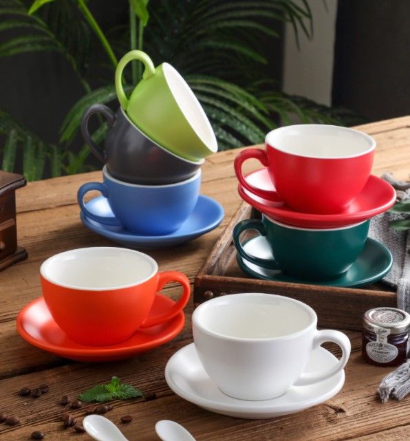 Coffee Latte Cup Set 220ml | Lazada