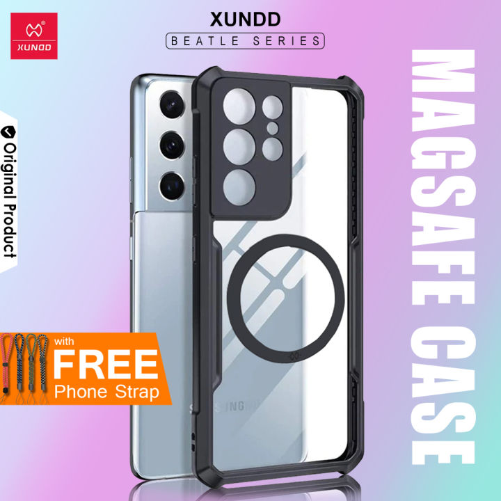 Xundd [Original] Beatle Magsafe Clear Hybrid Shock Proof Armor Case for Samsung Galaxy S21 / S21 ...