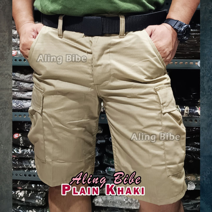 Plain Khaki 6 Pocket Cargo Shorts for men Trending shorts best for ...
