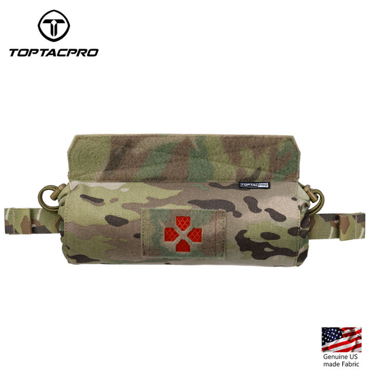 TOPTACPRO Tactical Medical Pouch Roll 1 Trauma Pouch Hook & Loop ...