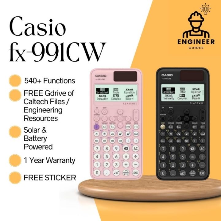 Casio fx-991cw Black and Pink Scientific Calculator | Lazada PH