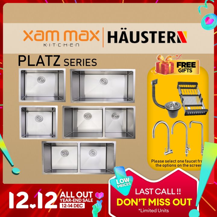 HAUSTERN PLATZ SERIES SUS 304 Stainlees Steel Undermount Kitchen Sink ...
