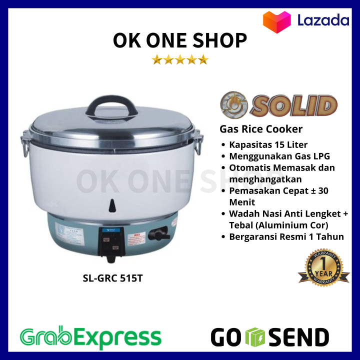 Solid Rice Cooker Gas SL-GRC 515 15 Liter | Lazada Indonesia