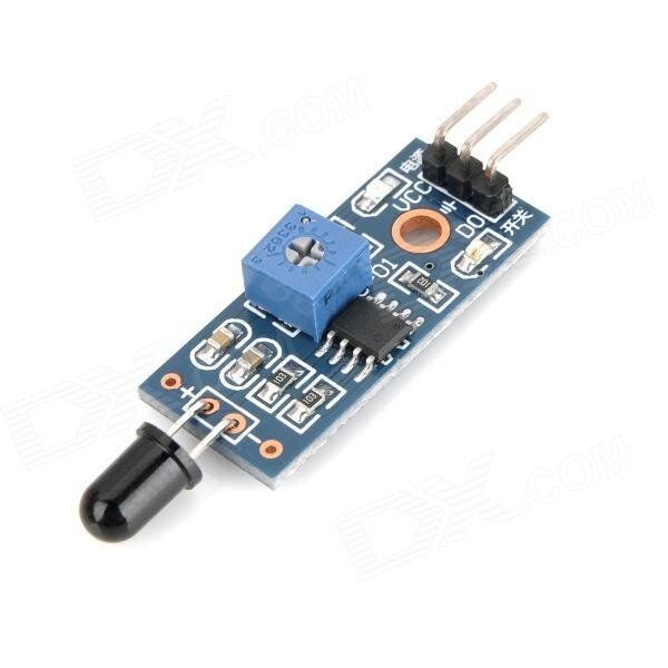 Infrared IR Flame Detector Sensor Module เซนเซอร์ตรวจจับเปลวไฟ | Lazada ...