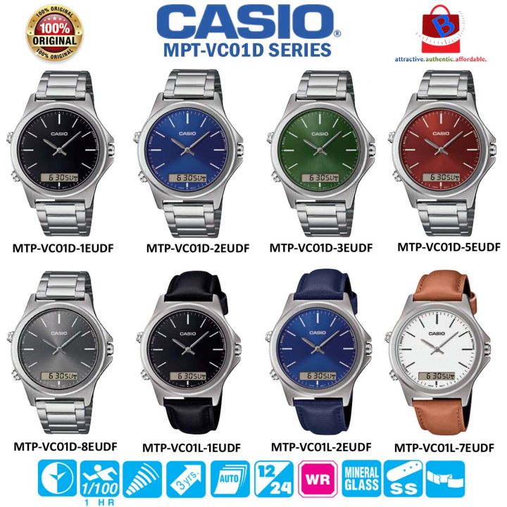 Casio MTP-VC01 Series Original & Genuine Watch | Lazada