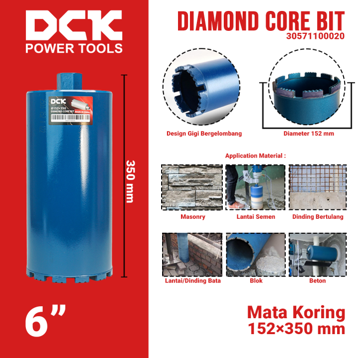 DCK Diamond Core Bit 6 Inch / Mata Koring 152X350 mm | Lazada Indonesia