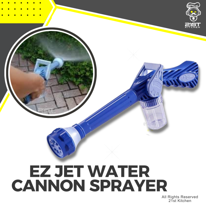 Ez Jet Water Cannon Spray Gun - High Pressure Wash, Soap Dispenser ...