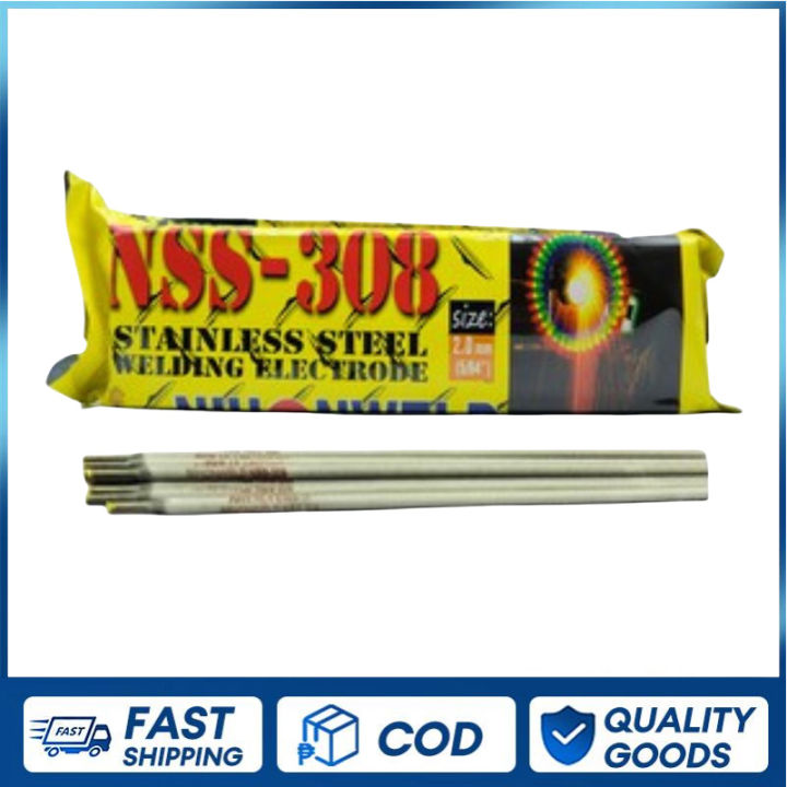 Nihonweld Welding Rod 1 Kilo Stainless Steel Welding Electrode NSS-308 | Lazada PH