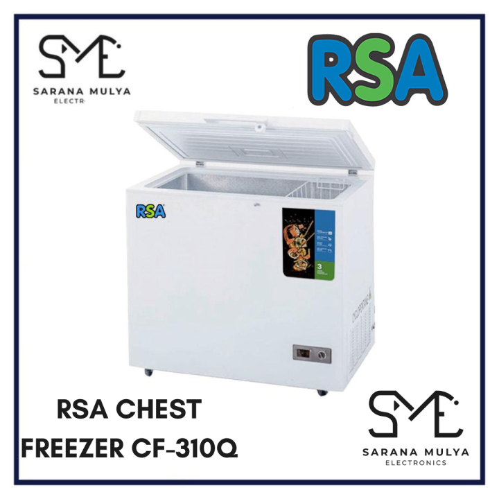 RSA CHEST FREEZER 300LITER CF310Q - FREEZER CHEST PEMBEKU 300LITER ...