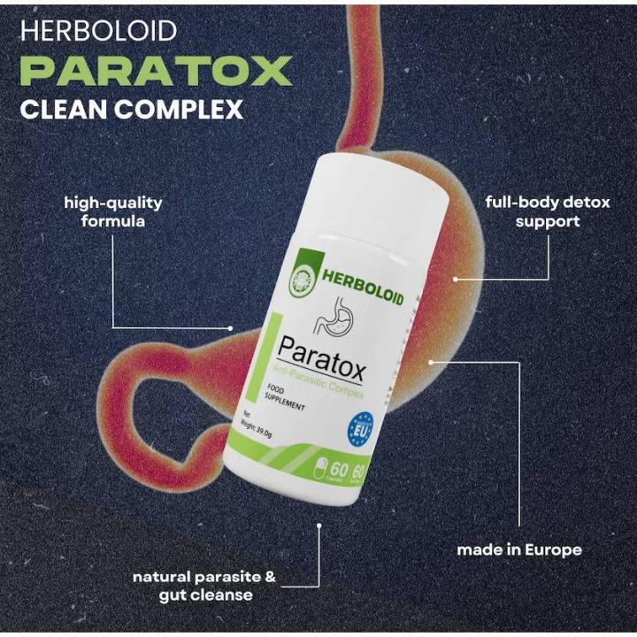 PARATOX วิตามิน อาหารเสริมยุโรป สารสกัดจากสมุนไพรธรรมชาติ | Lazada.co.th