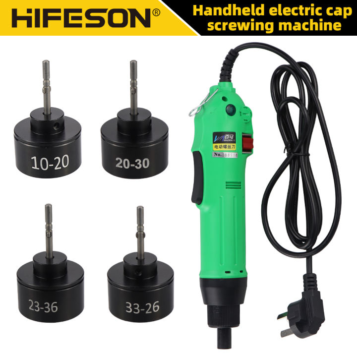 HIFESON 802 Electric Capping Machine Screwdriver Drill Bits AC 220V ...
