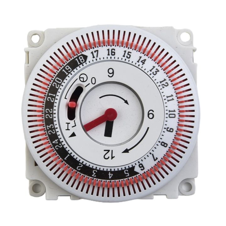 Mechanical Industrial Timer Clock 24 Hour Timer Switch Protect Panel ...