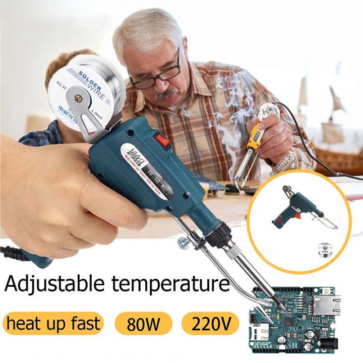 Spot goods Self-Feeding Soldering Iron 220V 60W Electric Temperature ...