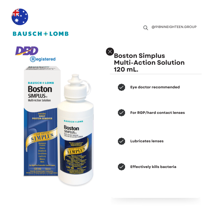Boston Simplus Multi-Action Solution 120 mL. | Lazada.co.th