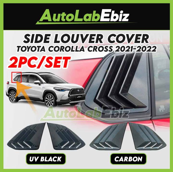 Toyota COLLORA CROSS 2021-2022 Rear Side Louver Cover Window Triangle ...