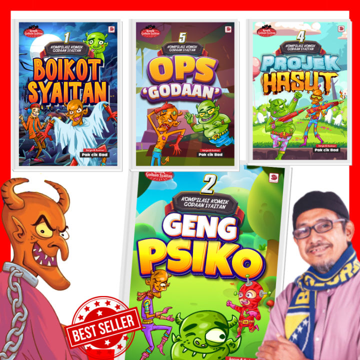 Komik Godaan Syaitan Hj Bad | Lazada