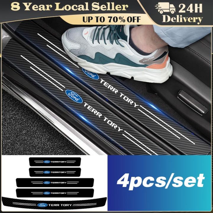 ️【Same Day Delivery】【TERRITORY】Ford TERRITORY 4PCS Car Door Sill Scuff ...